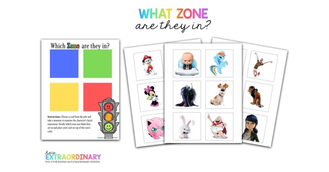 14 Zones of Regulation Activities and Printables for Kids