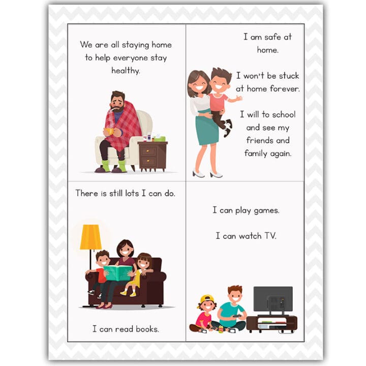 Free Social Story About Social Distancing for Young Children