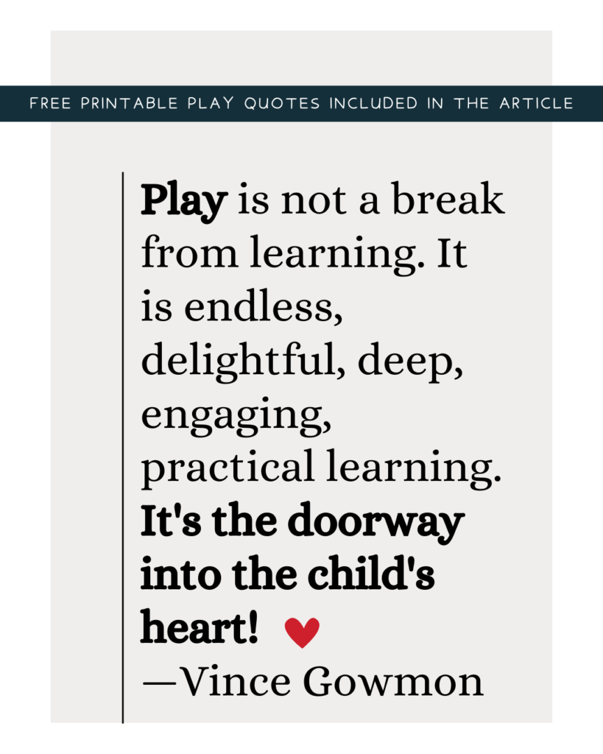 50 Meaningful Child Play Quotes — with Free Printable Posters