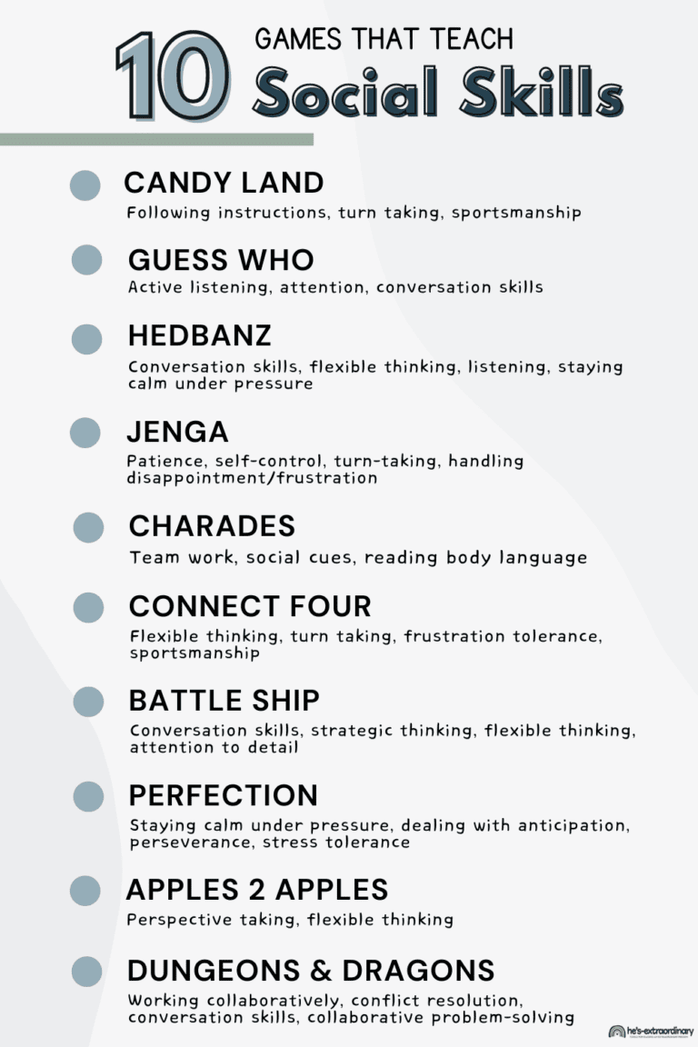 10 Games That Teach Social Skills • Raising An Extraordinary Person