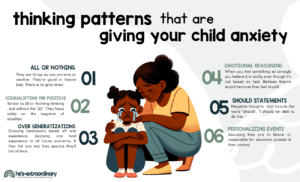 Negative Thinking Patterns That are Giving Your Child Anxiety