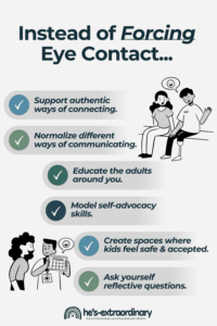 The Problem with Teaching Eye Contact as a Social Skill